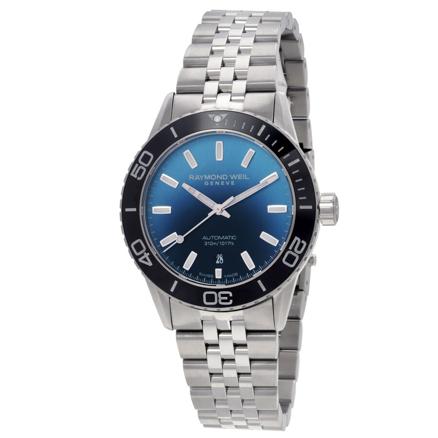Raymond Weil Freelancer Automatic Blue Dial Men's Watch 2760-ST1-GVA01 ...