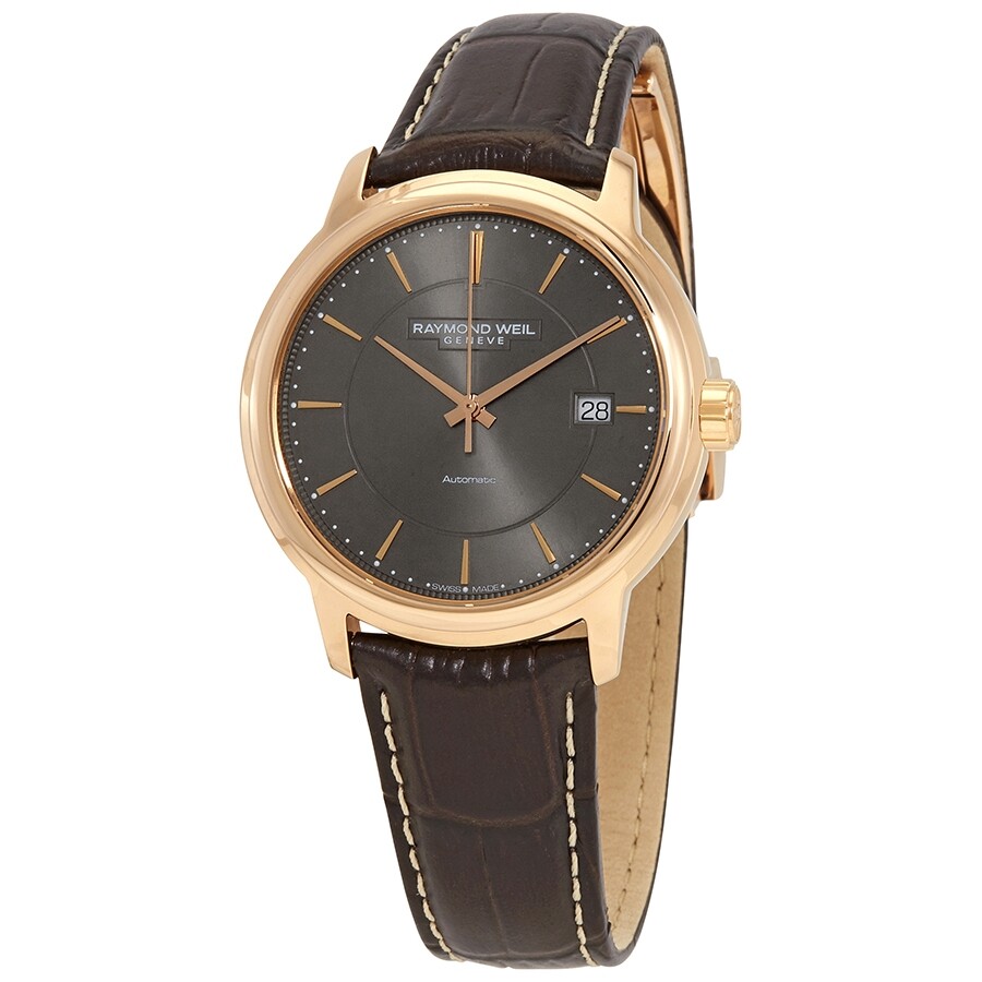 Raymond Weil Maestro Automatic Grey Dial Men's Watch 2237-PC5-60011 ...