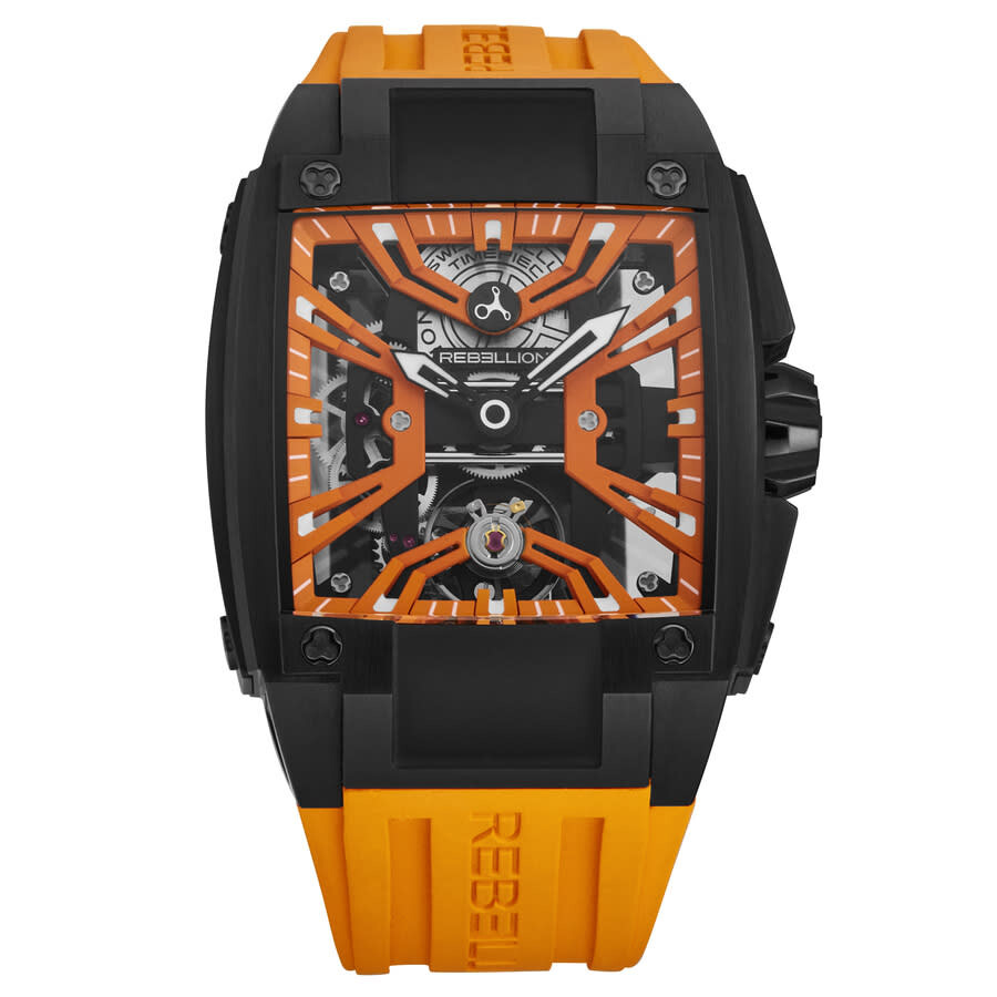Rebellion Re-Volt Automatic Orange Dial Men's Watch RB.REV.2H.TB.OR ...