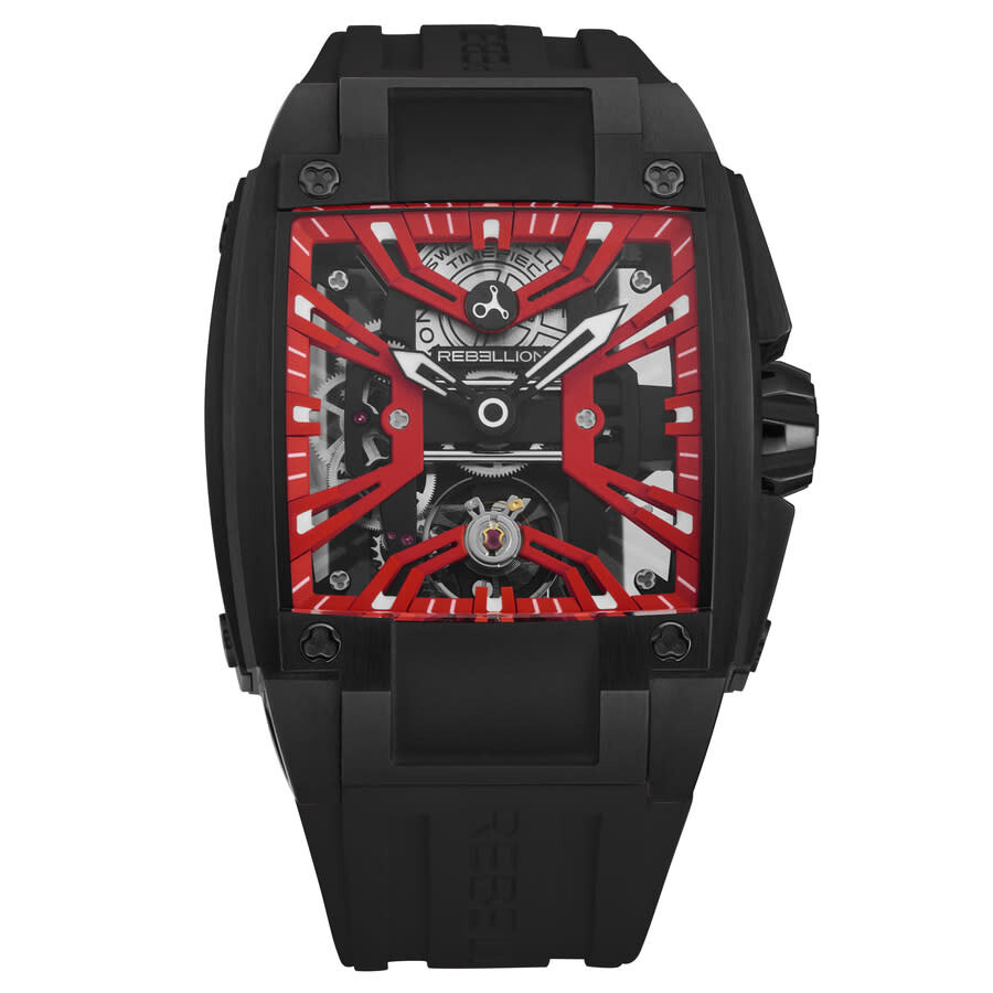 Rebellion Re-Volt Automatic Red Dial Men's Watch RB.REV.2H.TB.RD ...