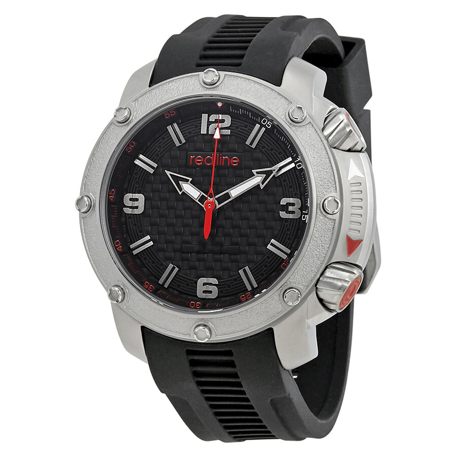 Red Line Black Dial Black Rubber Men's Watch RL-310-01 842047119266 ...