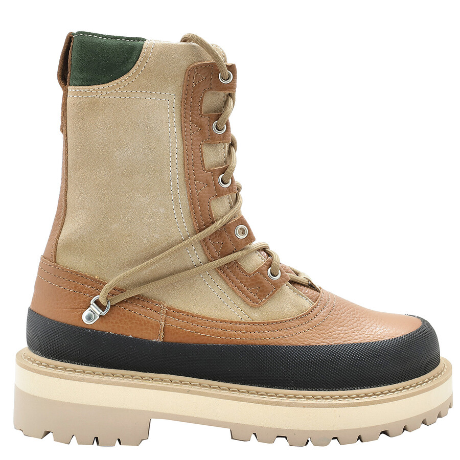 Reese Cooper Men's Khaki Lanier Hightop Boots, Brand Size 42 (US Size 9 ...