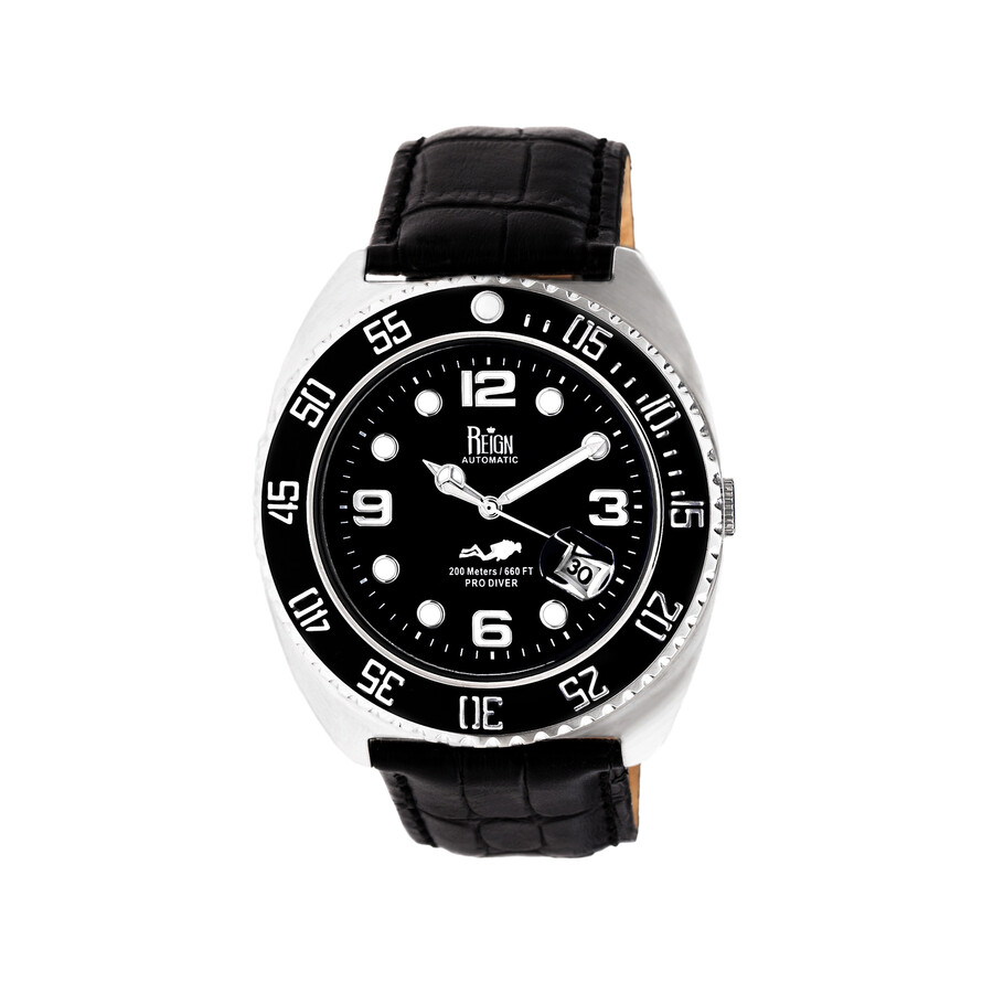 Reign Quentin Automatic Black Dial Men's Watch REIRN4905 847864155763 ...