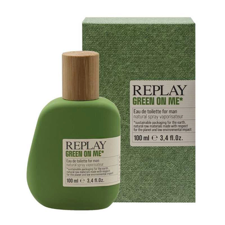 Replay Men's Green On Me EDT Spray 3.4 oz Fragrances 8011889500859 ...