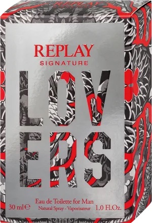 Replay Men's Signature Lovers EDT Spray 1.0 oz Fragrances 8011889500286 ...