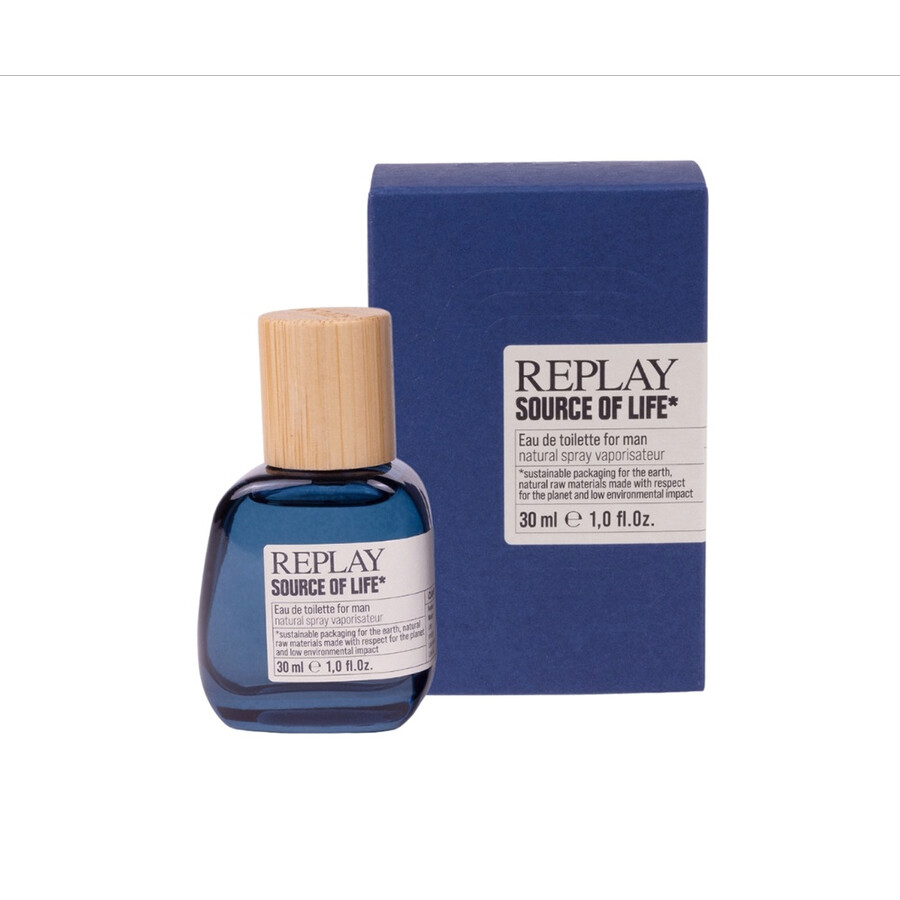 Replay Men's Source Of Life EDT Spray 1.0 oz Fragrances 8011889500682 ...