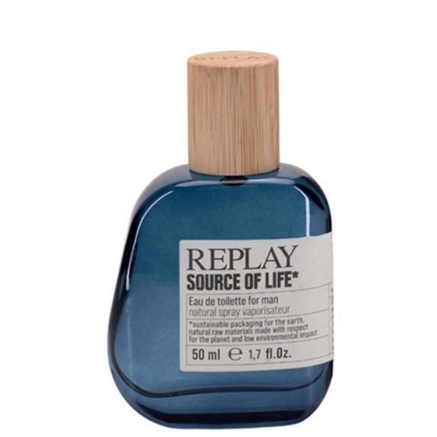 Replay Men's Source Of Life EDT Spray 1.7 oz Fragrances 8011889500699 ...