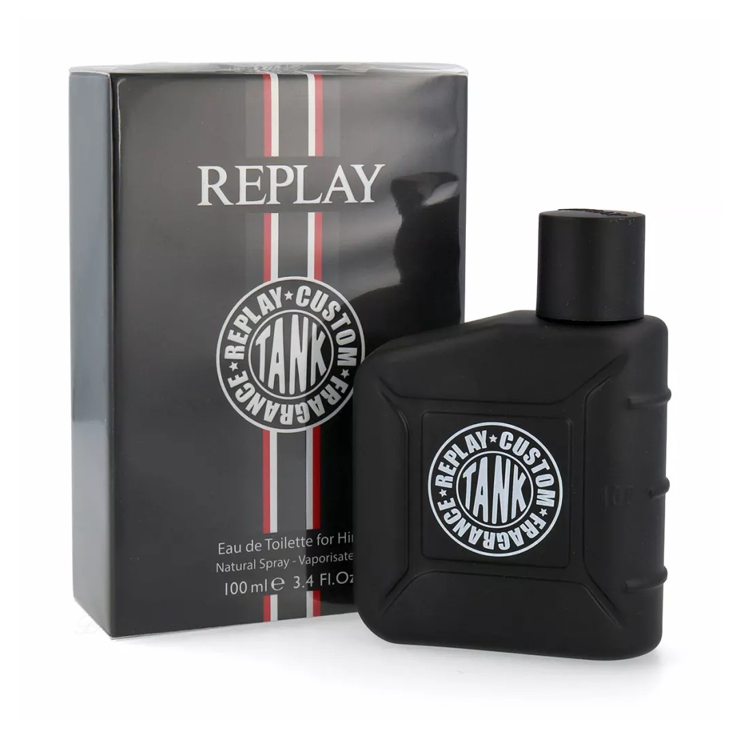 Replay Men's #Tank Custom For Him EDT Spray 3.4 oz Fragrances ...