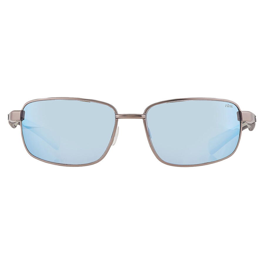 Revo Shotshell Blue Water Polarized Rectangular Men's Sunglasses RE ...