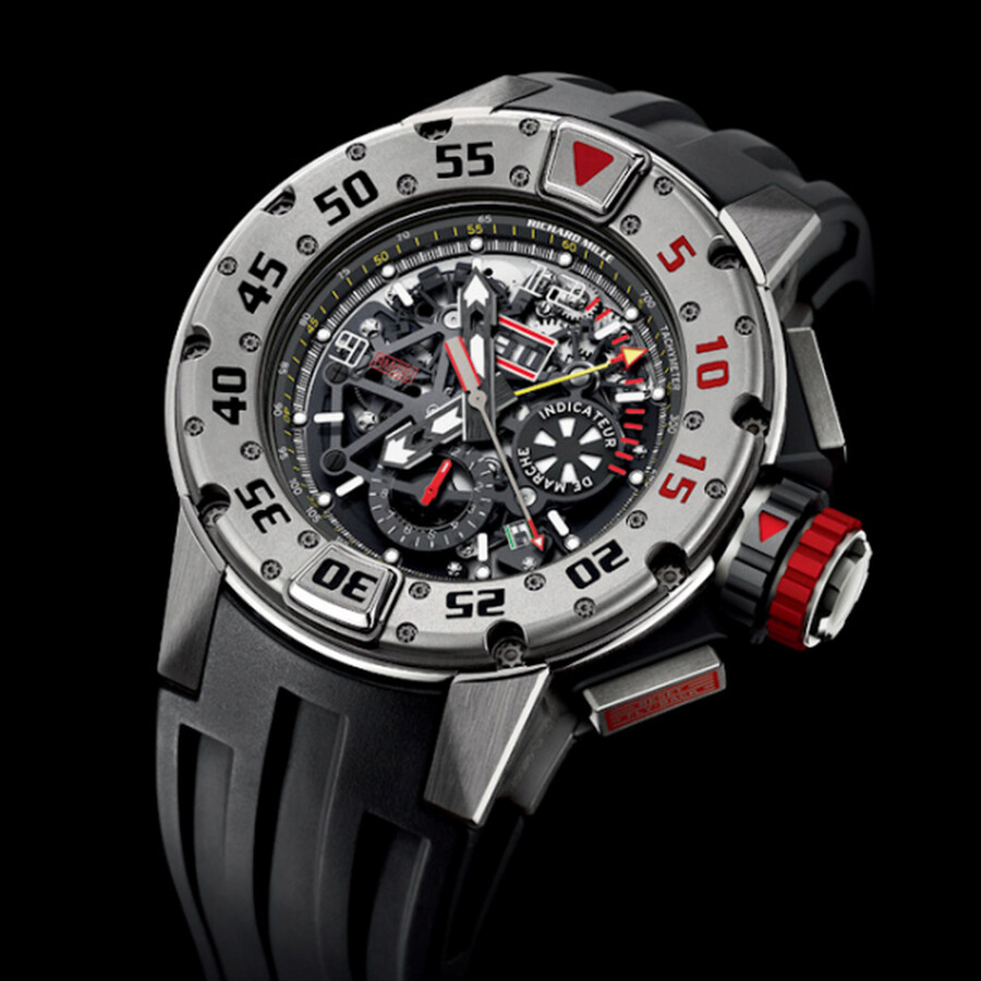 Richard Mille Diver Flyback Chronograph Automatic Men's Watch RM032-TI ...