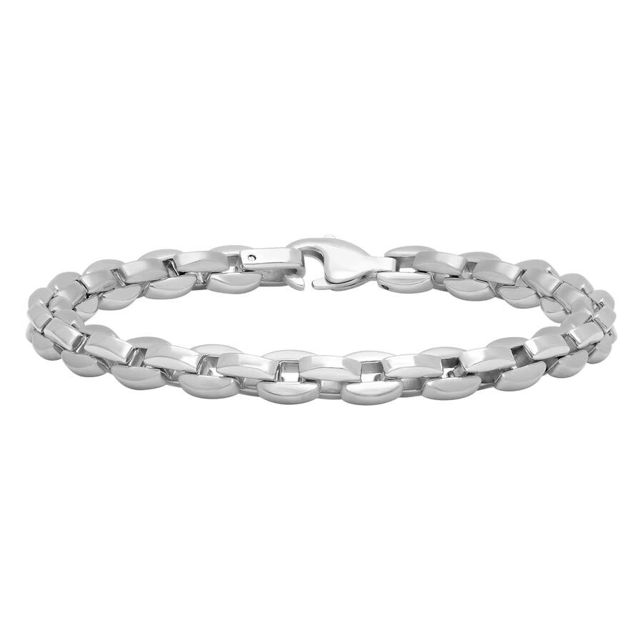 Robert Alton Oval Link Men's Stainless Steel Bracelet TS1213 ...