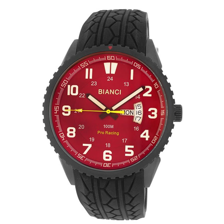 Roberto Bianci Ricci Quartz Red Dial Men's Watch RB70992 607609794059 ...