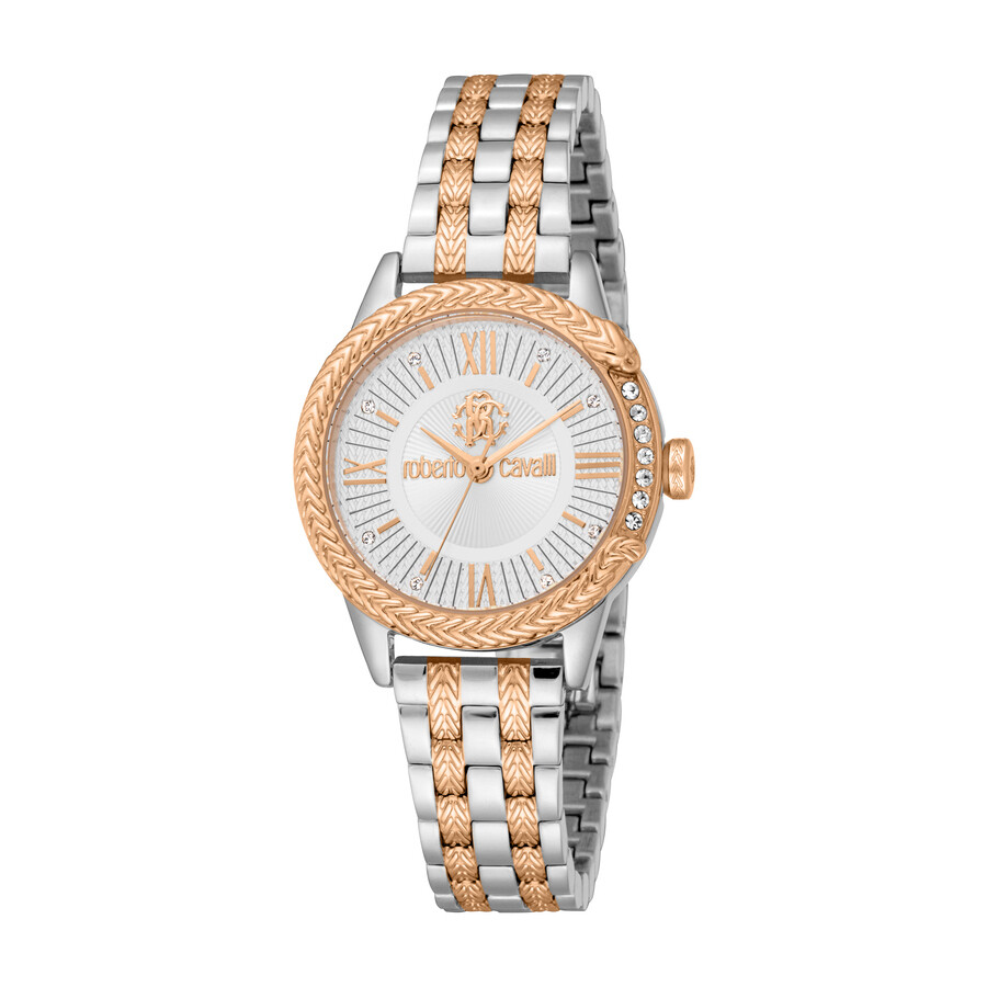 Roberto Cavalli Core Silver-tone Dial Ladies Watch RC5L077M0095 4894626249273 - Watches, Core ...