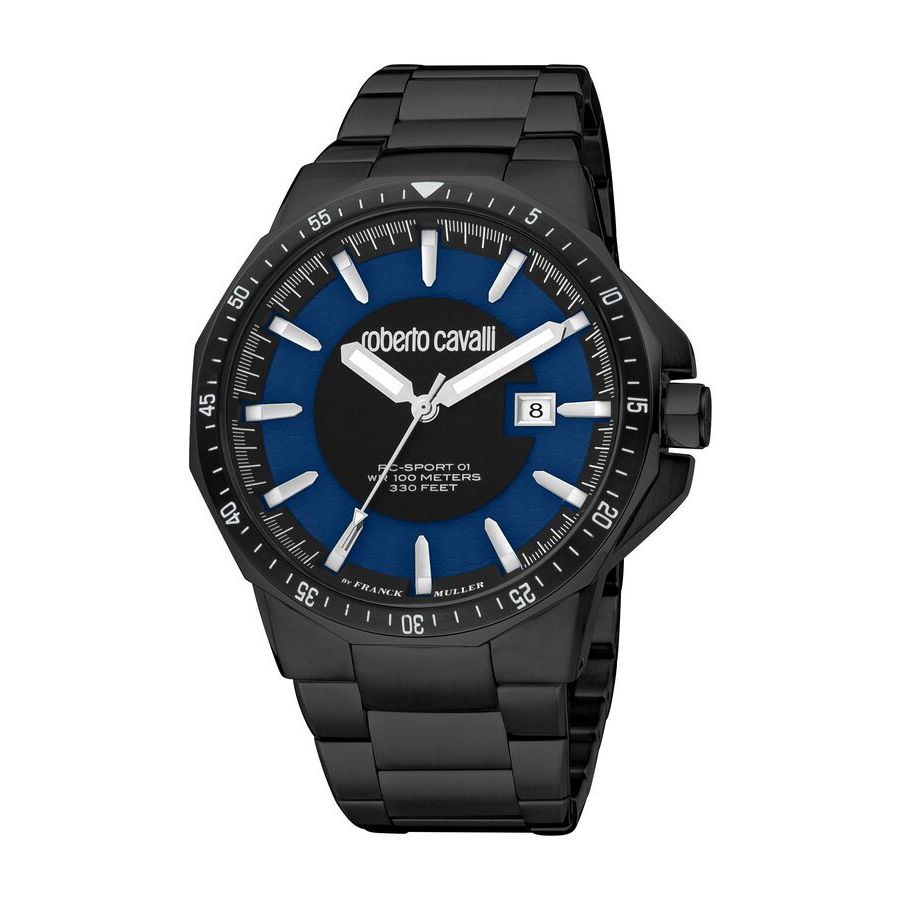 Roberto Cavalli Fashion Watch Quartz Blue Dial Men's Watch RV1G182M0081 ...