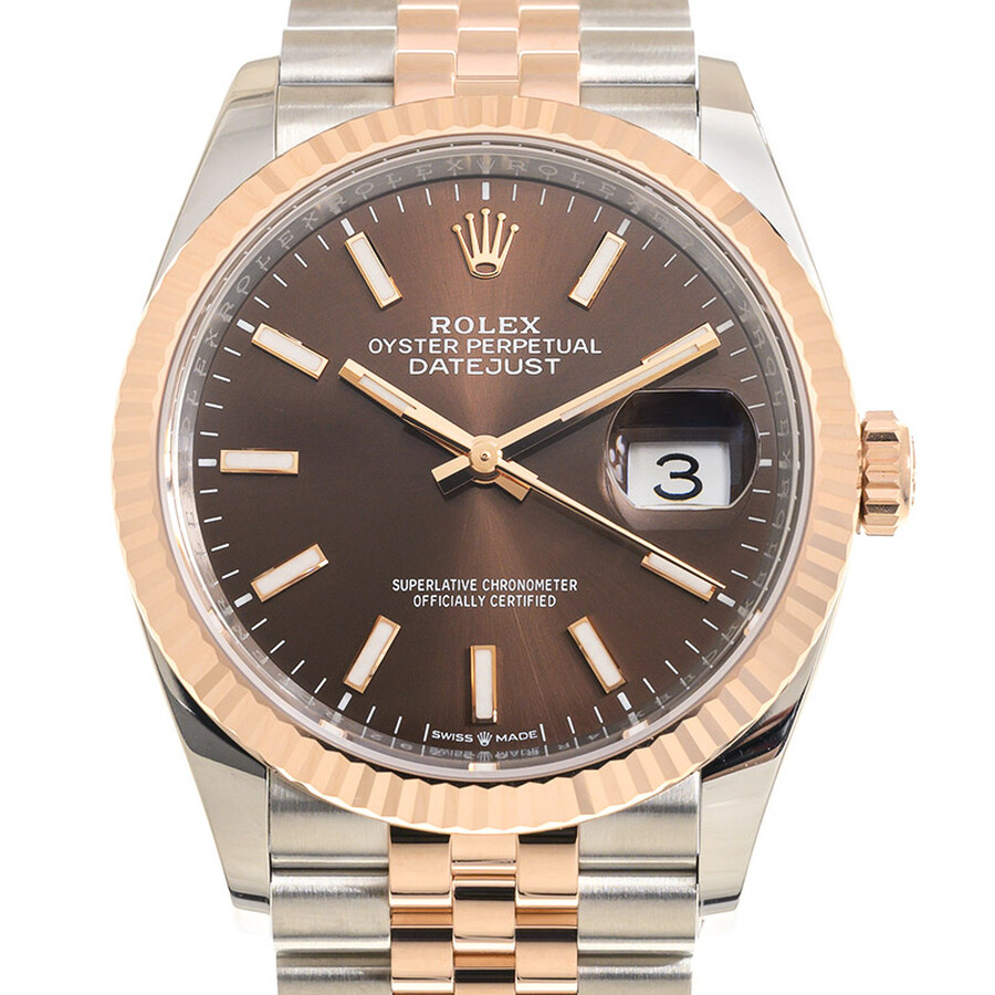Rolex Datejust Automatic Chronometer Brown Dial Men's Watch 126231-0043 - Watches, Datejust ...
