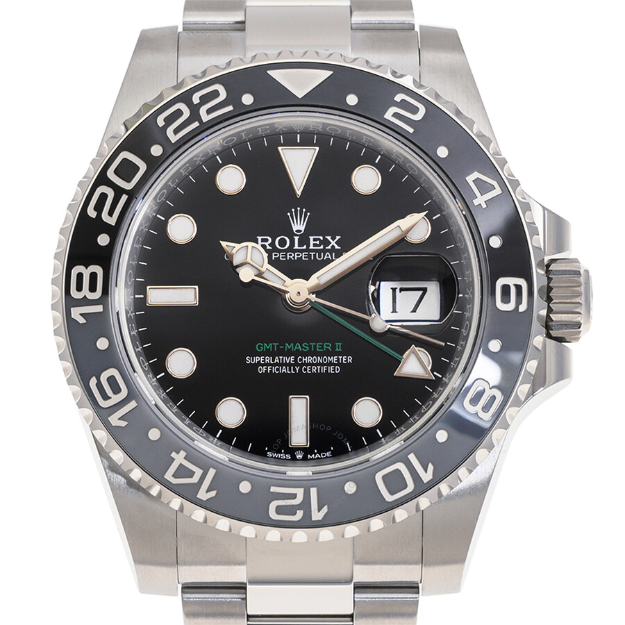 Rolex Gmt Master II Automatic Black Dial Men's Watch M126710GRNR-0004 ...