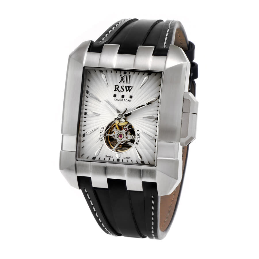 Rsw Cross Road Automatic White Dial Men's Watch RSWA152-SL-1B ...