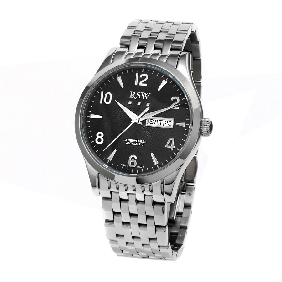 Rsw La Neuveville Automatic Blue Dial Men's Watch RSWA148-SS-3 ...