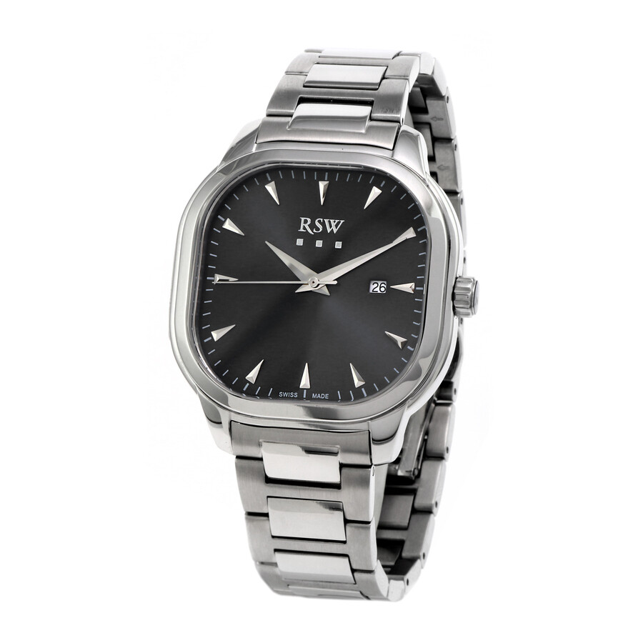 Rsw Le Locle Quartz Grey Dial Men's Watch RSWM122-SS-2 7630702710407 ...