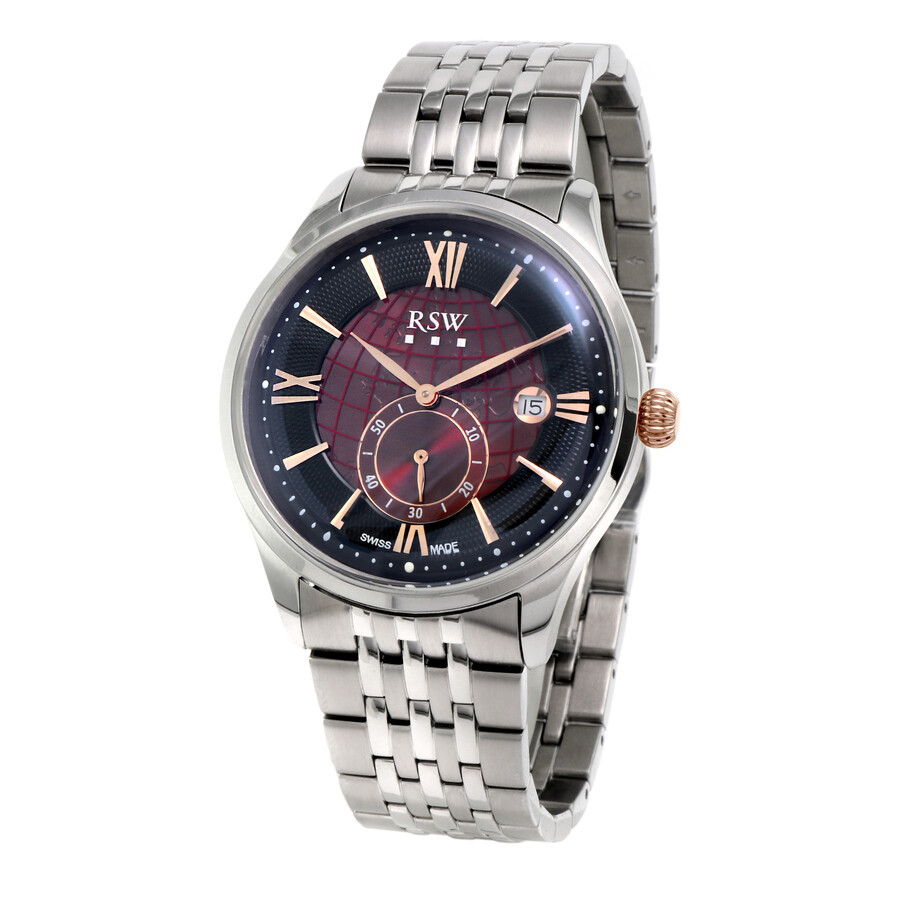 Rsw RSWM155 Quartz Red Dial Men's Watch RSWM155-SR-5 7630702710520 ...