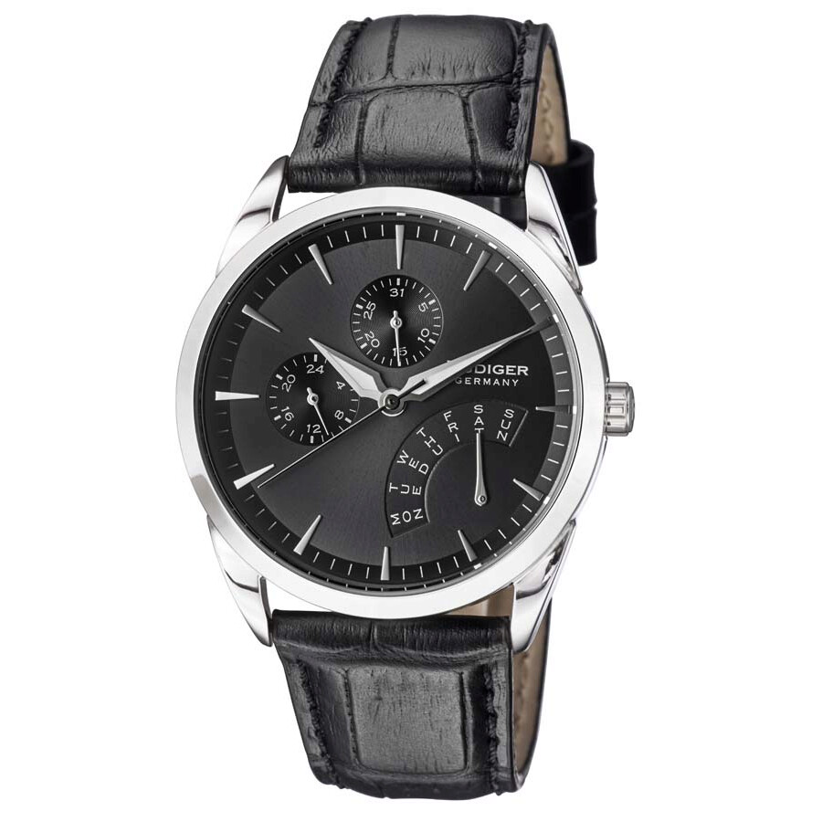 Rudiger Hamelin Black Dial Men's Watch R3200-04-007 840840108371 ...