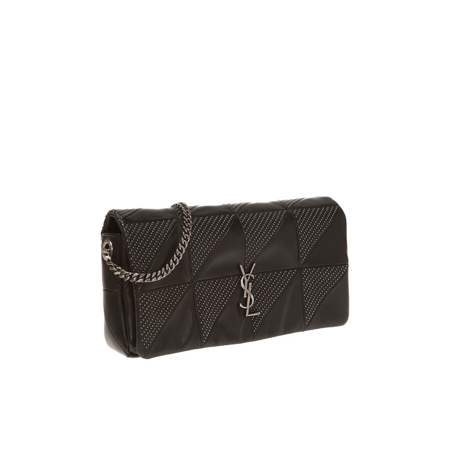 Saint Laurent Black Jamie Studded Shoulder Bag at Dorothy Bufkin blog