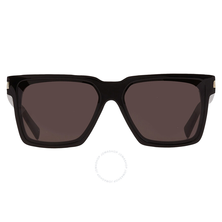 Saint Laurent Black Square Unisex Sunglasses SL 610/F 001 59 ...