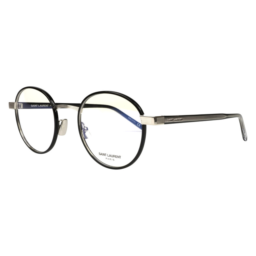 Saint Laurent Demo Round Unisex Eyeglasses SL 125 001 49 889652041827 ...