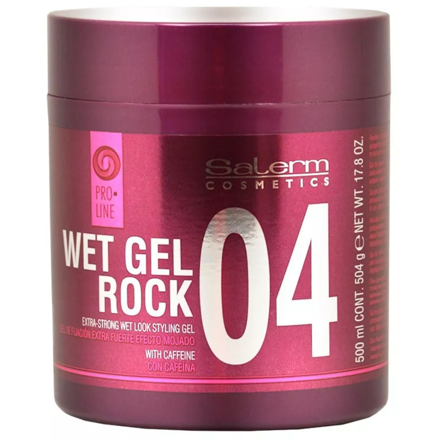 Salerm Ladies Wet Gel Rock 04 Extra-Strong Wet Look Styling Gel 17.6 oz ...