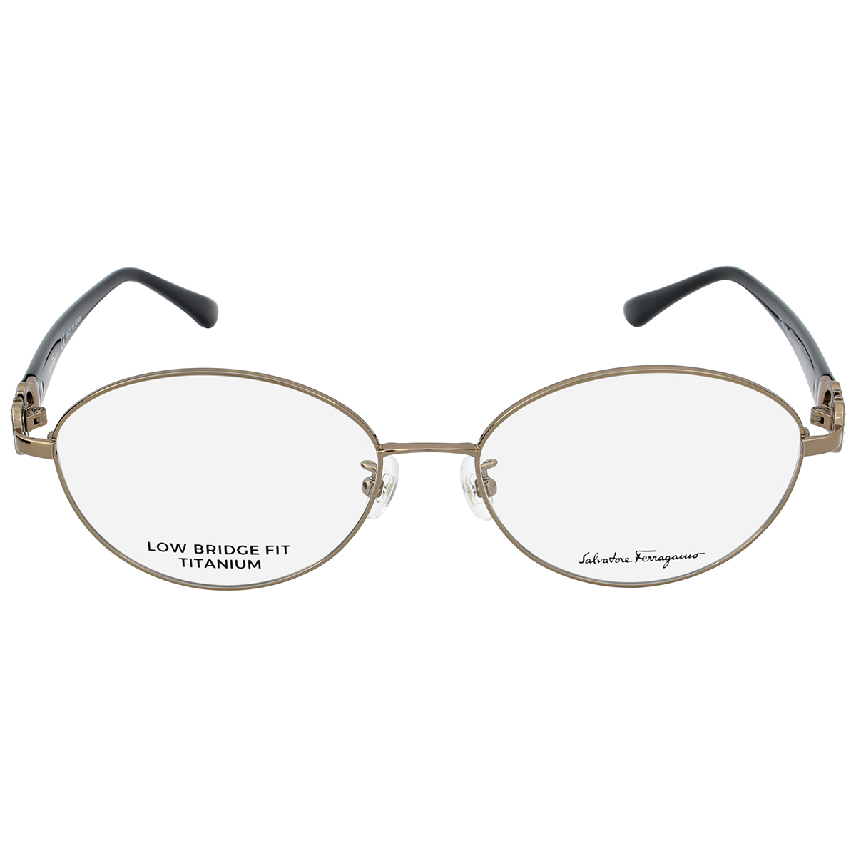 Ferragamo Salvatore Ferragamo Demo Oval Titanium Ladies Eyeglasses ...