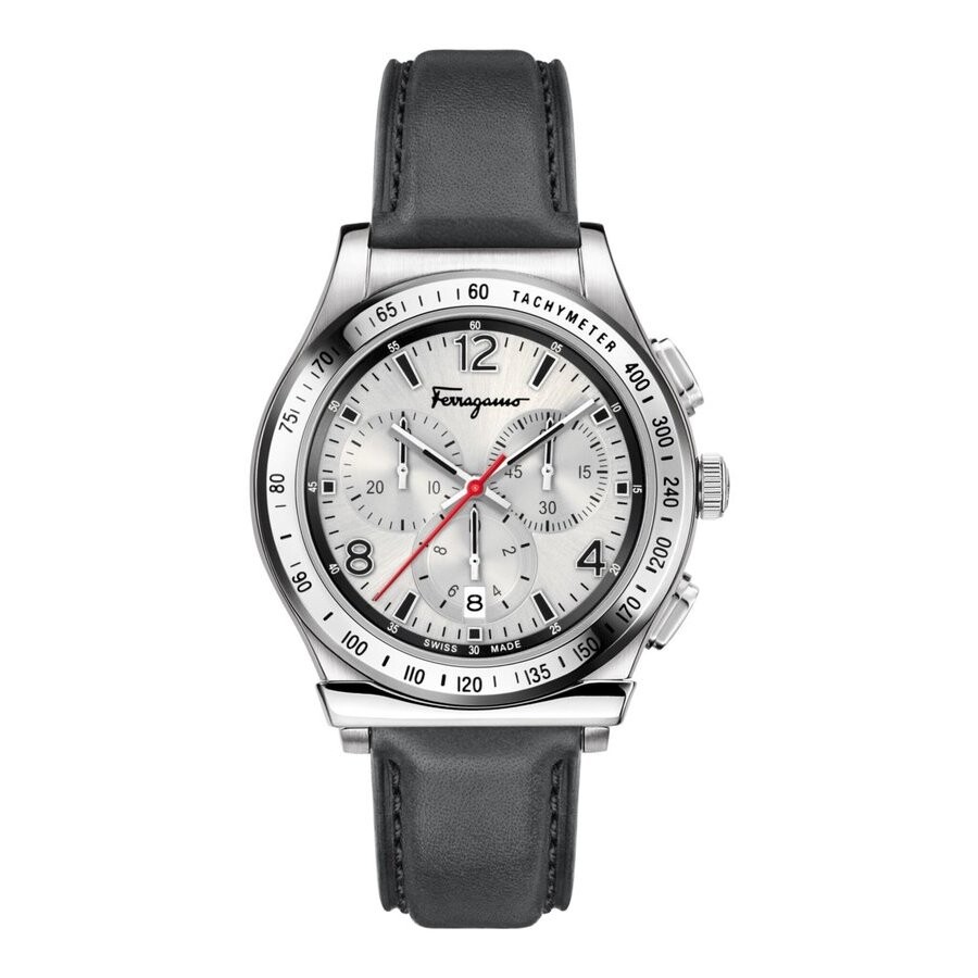 Salvatore Ferragamo Ferragamo 1898 Chrono Chronograph Quartz Silver ...