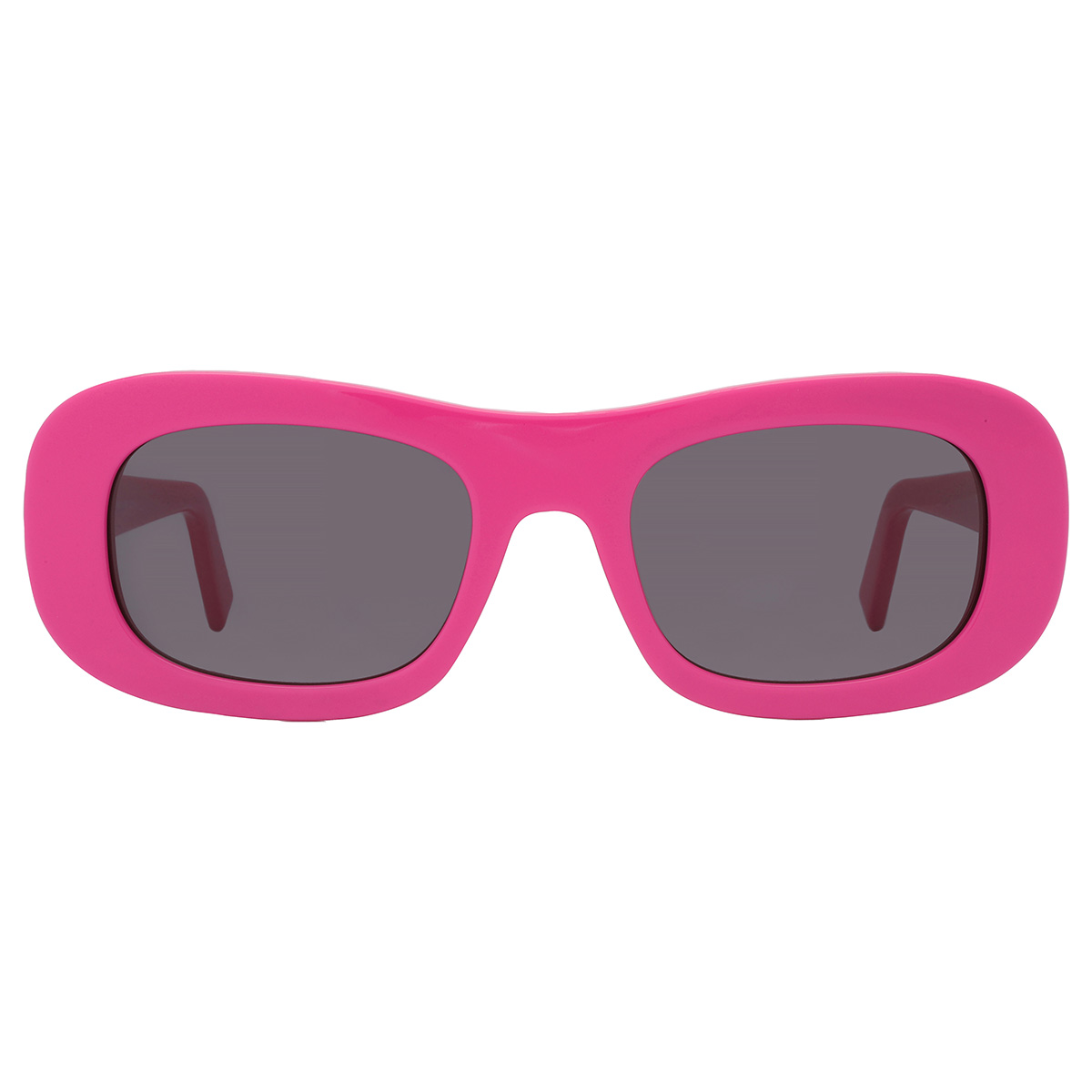Ferragamo Salvatore Ferragamo Grey Oval Ladies Sunglasses SF1046S 650 ...