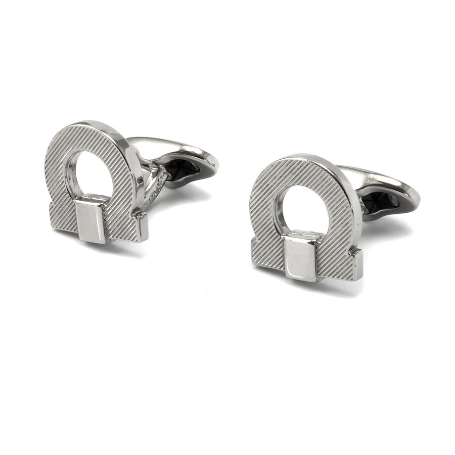 Salvatore Ferragamo Men's Gancini Cufflinks 770205 727240 8057453488406 ...