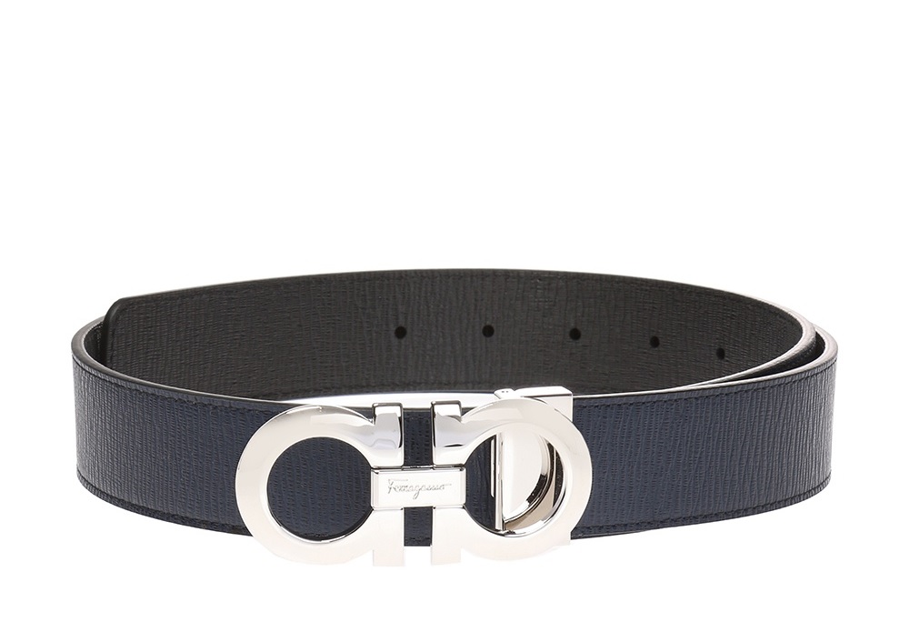 Reversible And Adjustable Gancini Belt