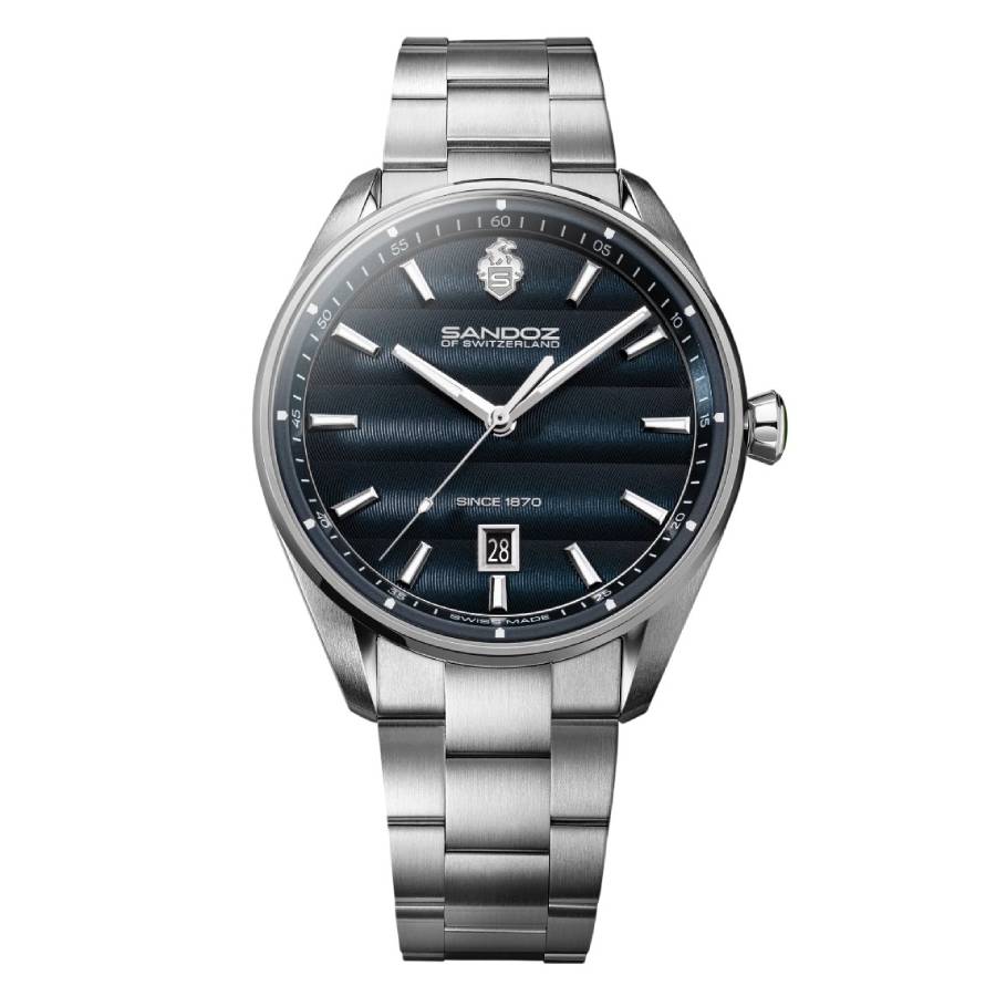 Sandoz Bachelin Quartz Blue Dial Men's Watch SZWGH0001109 - Watches ...