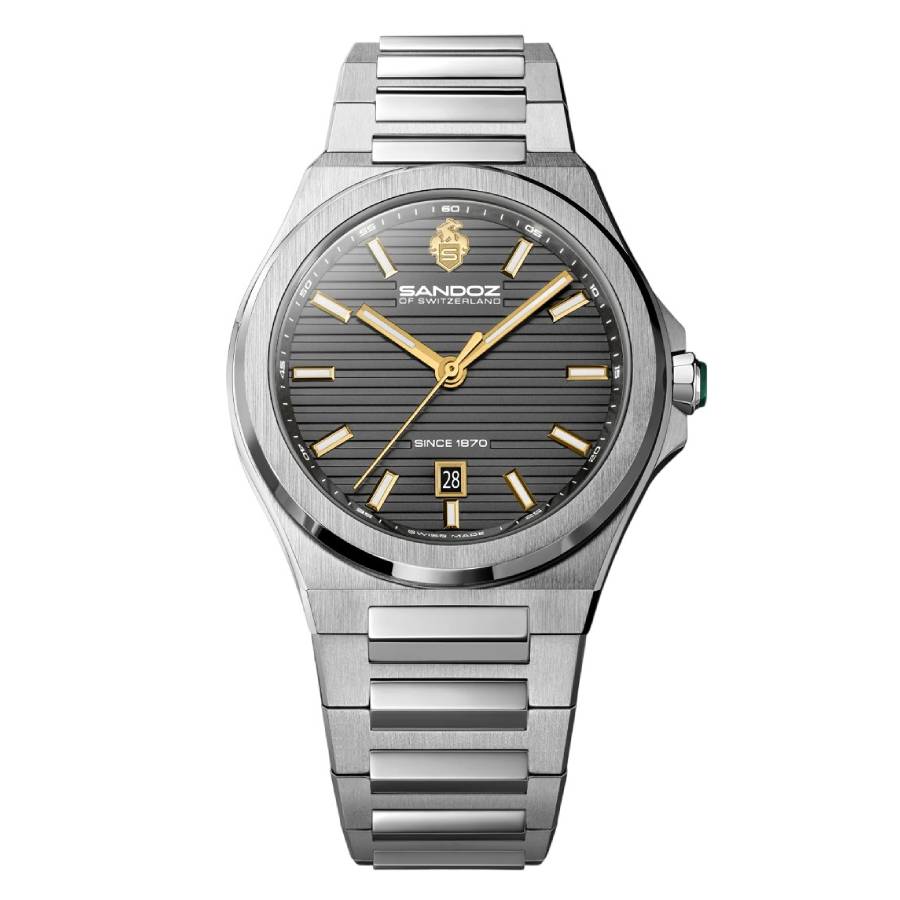 Sandoz Chanet Quartz Anthracite Dial Men's Watch SZWGH0000830 - Watches ...