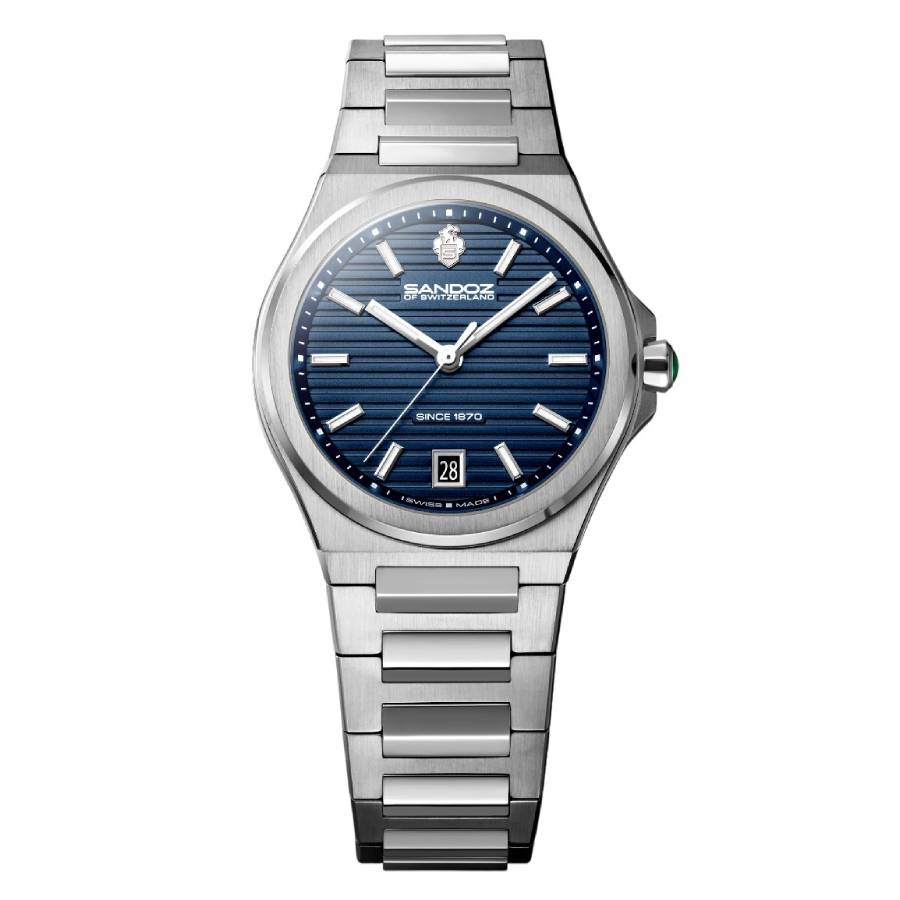 Sandoz Chanet Quartz Dark Blue Dial Ladies Watch SZWLH0000832 - Watches ...