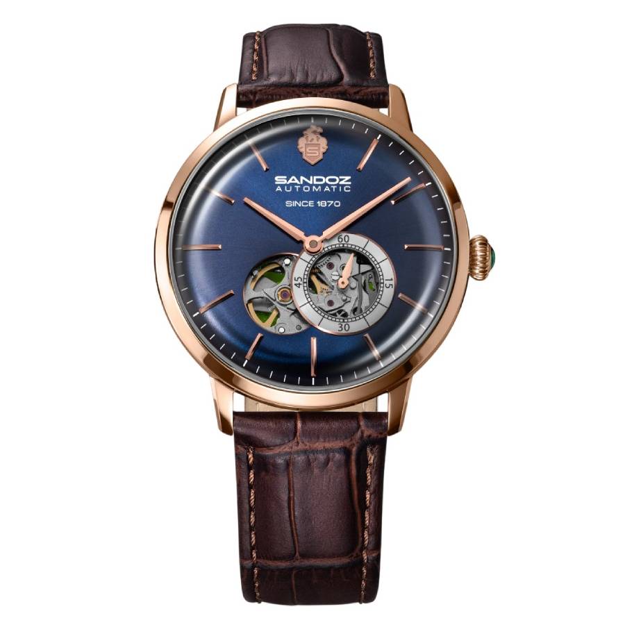 Sandoz Rochettes Automatic Blue Dial Men's Watch SZWGE0000502 - Watches ...
