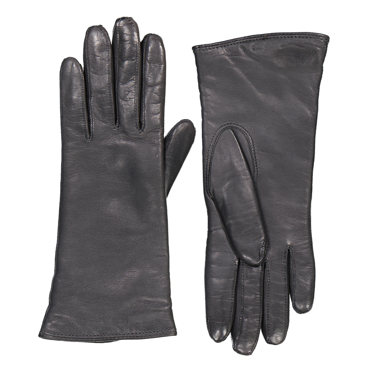 Sauso Grey Kaisa Nappa Leather Gloves, Brand Size 6 K1KW-38 ...