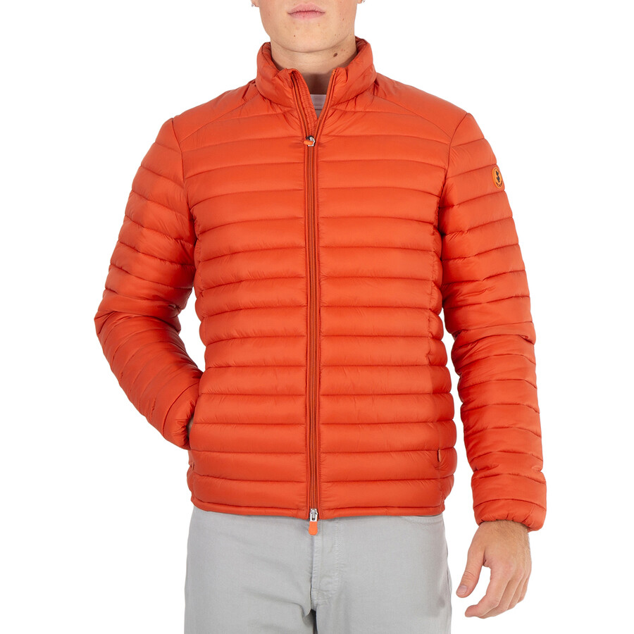 Save The Duck Ginger Orange Alex Puffer Jacket, Size Small D32430M ...