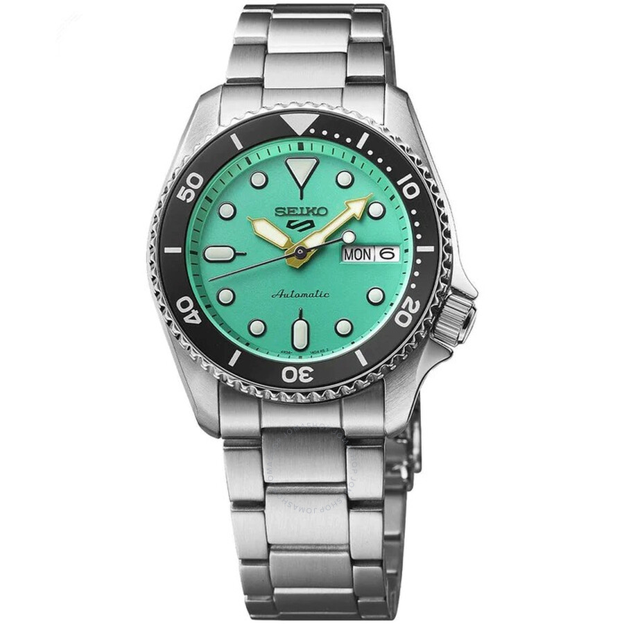 Seiko 5 Automatic Green Dial Men's Watch SRPK33K1 4954628250797 ...