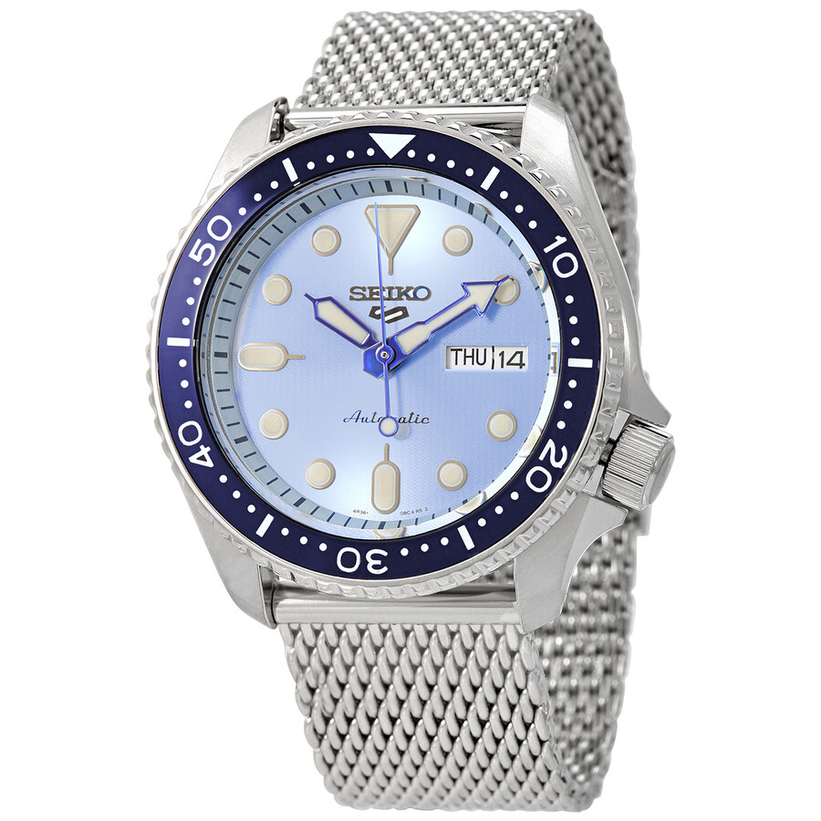 Seiko 5 Sports Automatic Blue Dial Men's Watch SRPE77K1 4954628235558 ...
