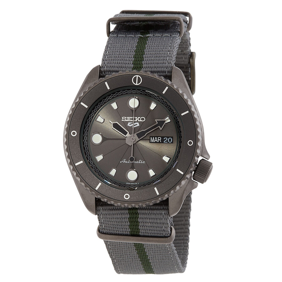 Seiko 5 Sports Naruto & Boruto Limited Edition Automatic Grey Dial Men ...