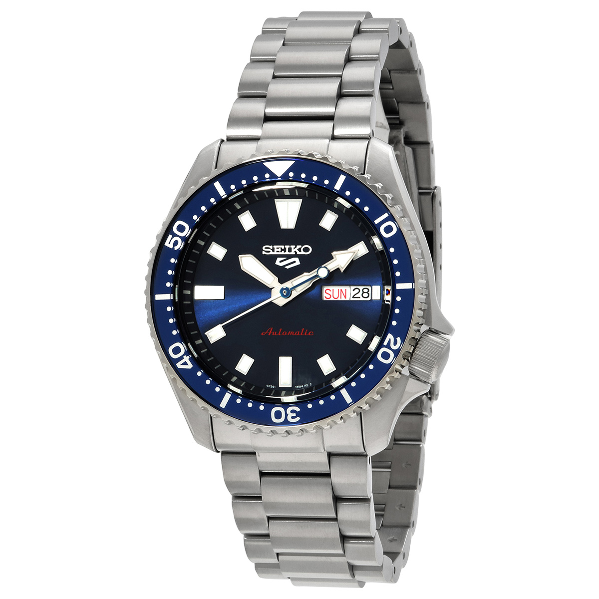 Seiko 5 Sports SKX Automatic Blue Dial Men's Watch SRPL83K1 ...