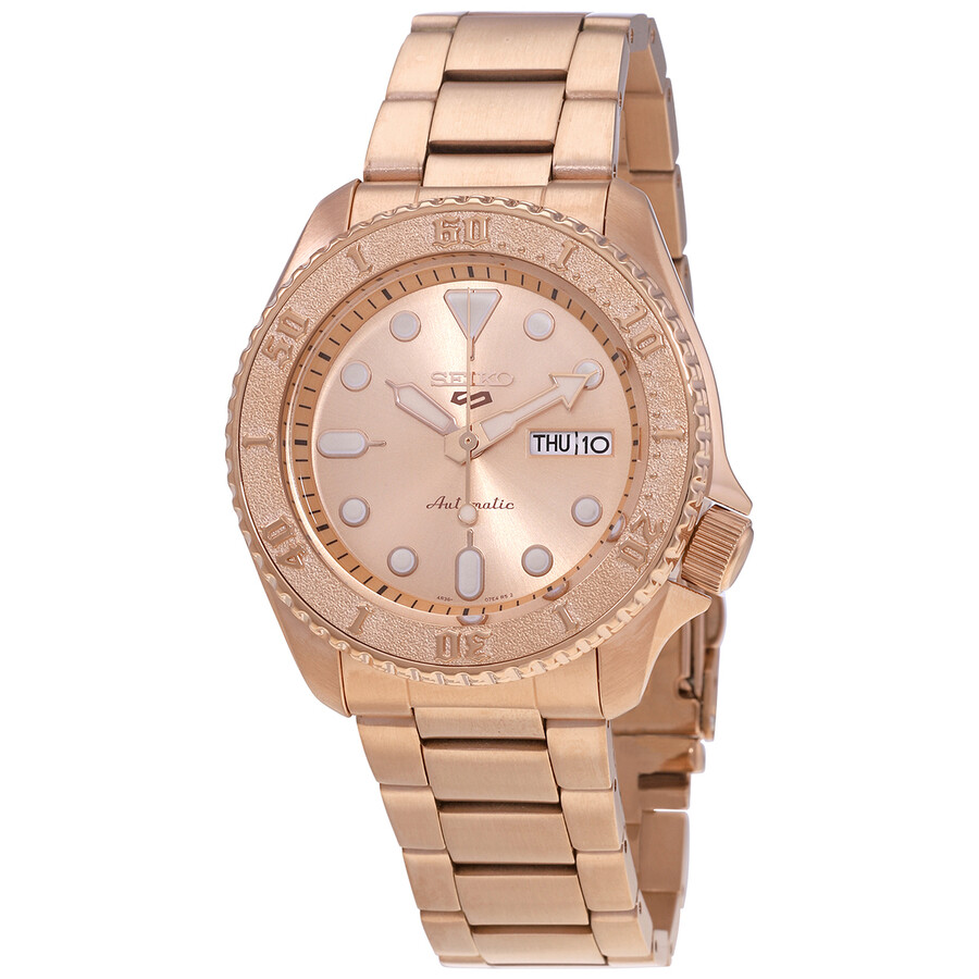 Seiko 5Sports Automatic Rose Dial Men's Watch SRPE72K1 4954628235534 ...