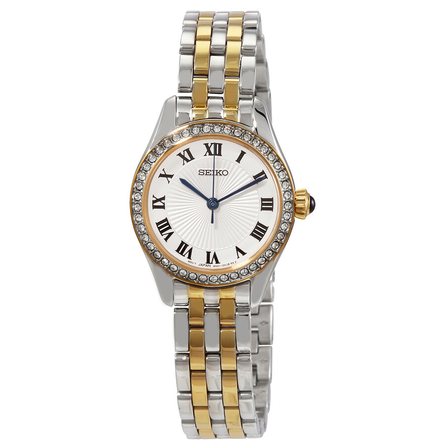 Seiko Classic Quartz Silver Dial Ladies Watch SUR336 4954628234919 ...
