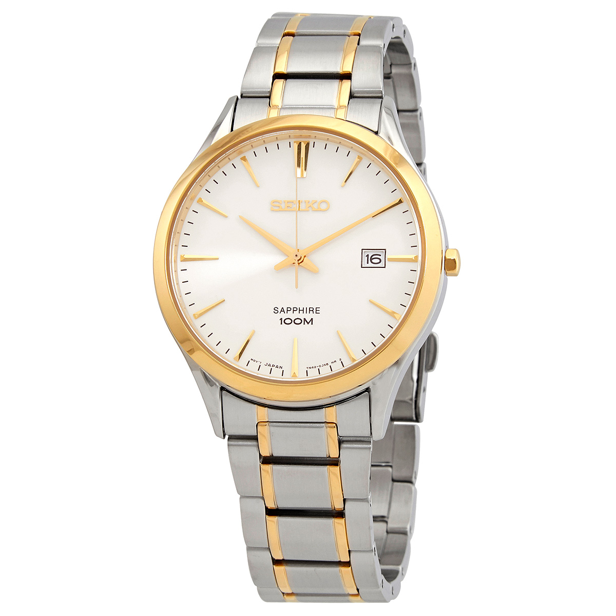 Seiko Classic Quartz White Dial Men's Watch SGEG96P1 - Watches ...