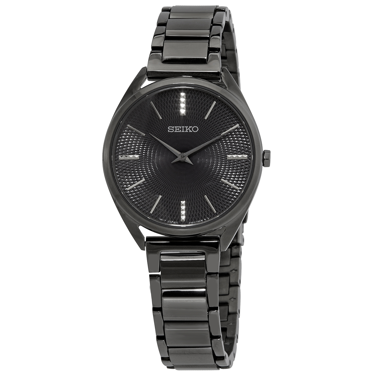 Seiko Conceptual Quartz Black Dial Ladies Watch SWR035 4954628230676 ...