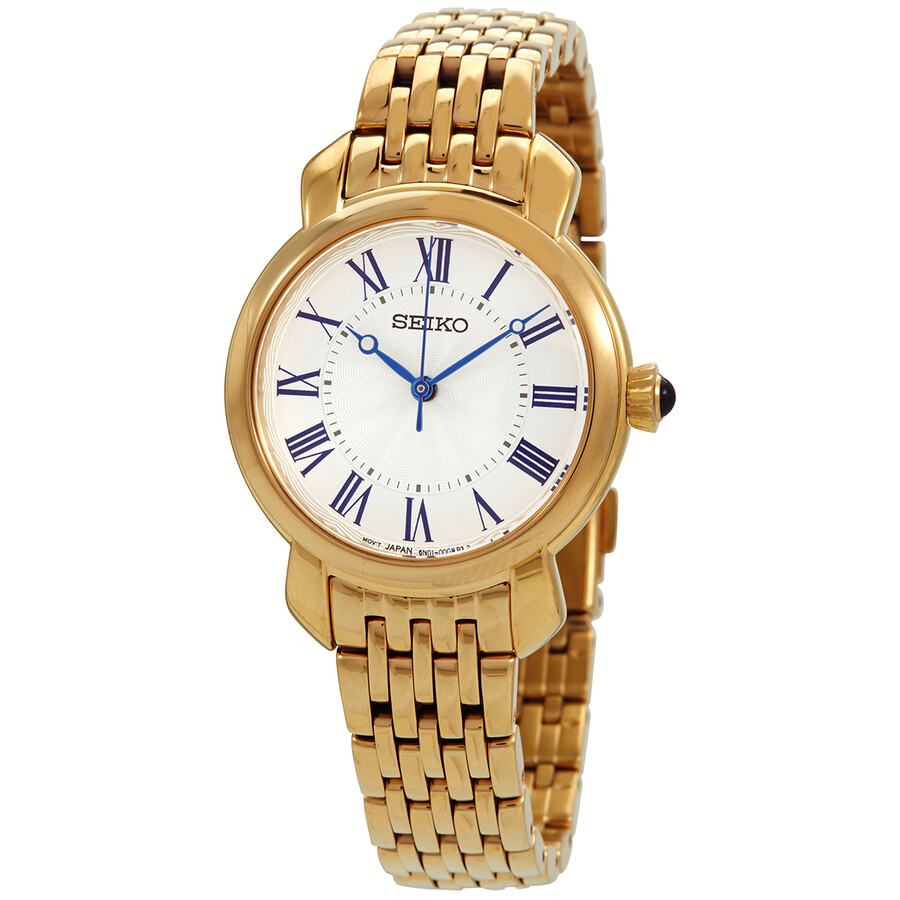 Seiko Essentials Quartz White Dial Ladies Watch SUR626 4954628233295 ...
