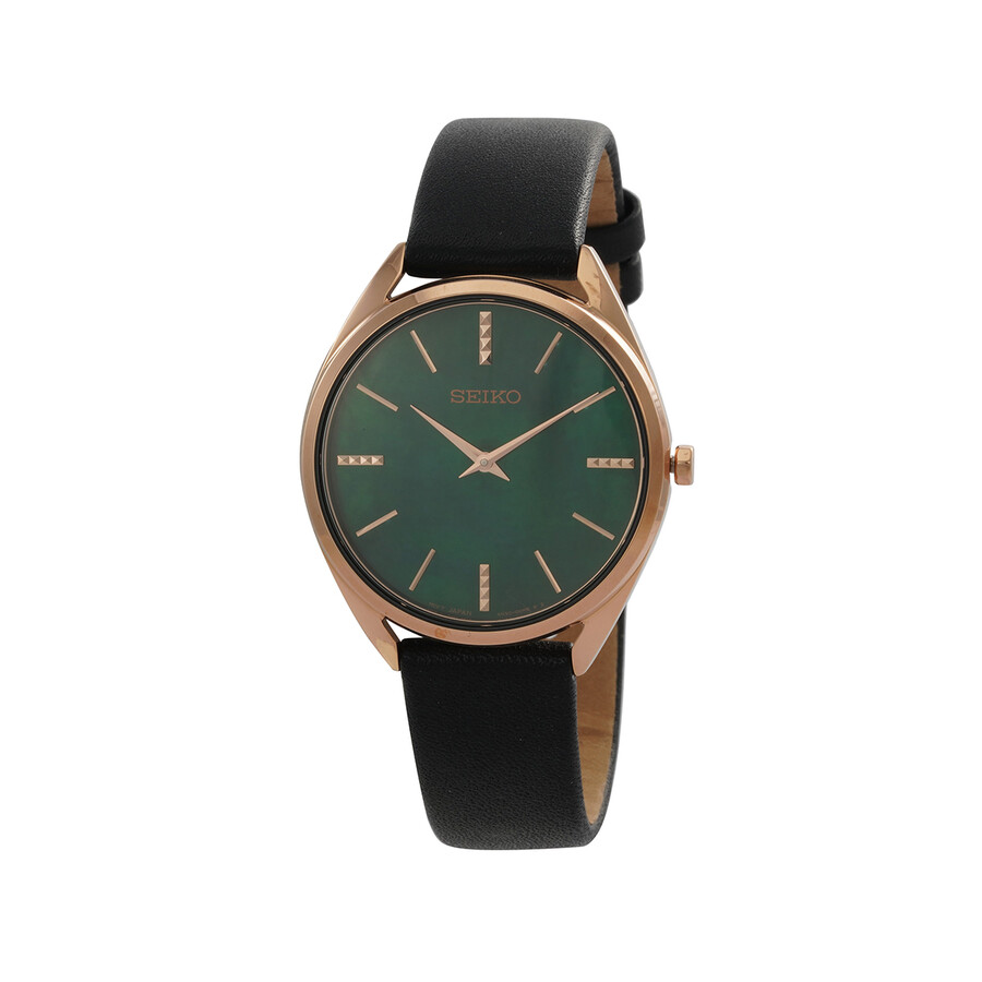 Seiko Quartz Green Dial Ladies Watch SWR068 Stainless Steel Seiko ...